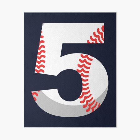 "Number 5 Baseball #5" Art Board Print for Sale by melsens | Redbubble