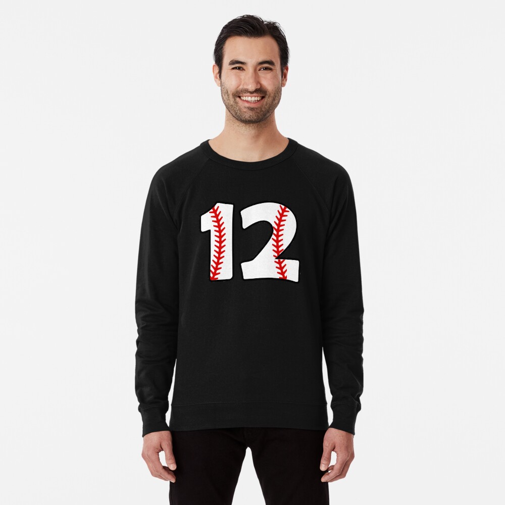 "Number 12 Baseball #12" Sticker for Sale by melsens | Redbubble