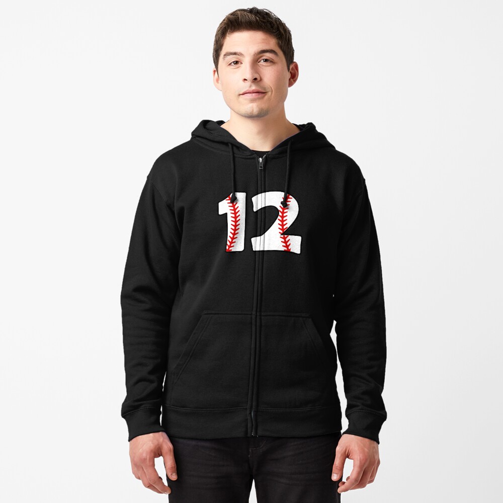 "Number 12 Baseball #12" Sticker for Sale by melsens | Redbubble