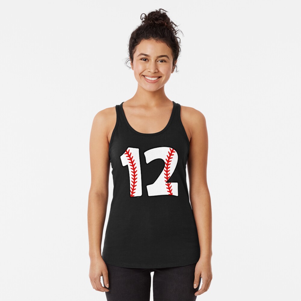 "Number 12 Baseball #12" Sticker for Sale by melsens | Redbubble