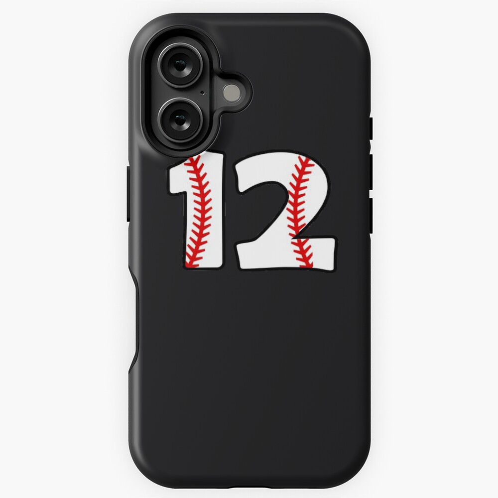 "Number 12 Baseball #12" Sticker for Sale by melsens | Redbubble