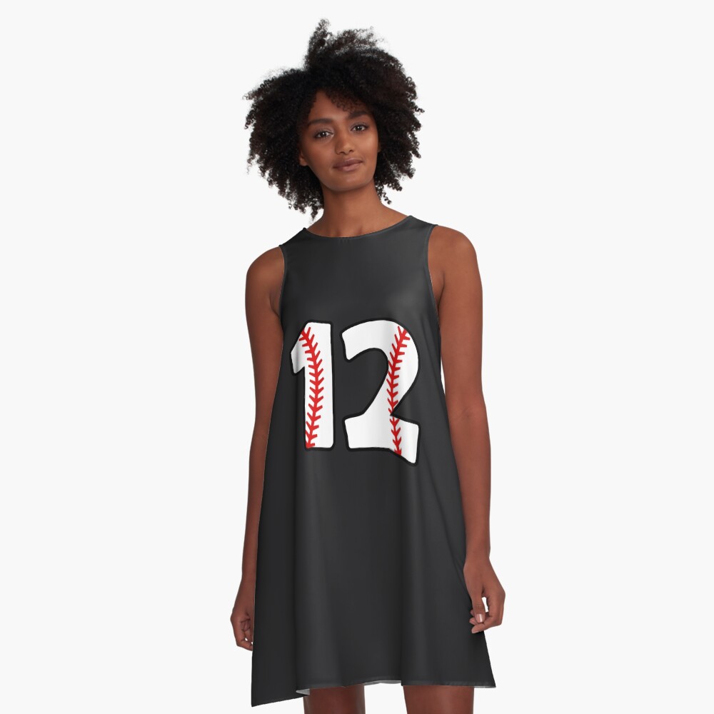 "Number 12 Baseball #12" Sticker for Sale by melsens | Redbubble