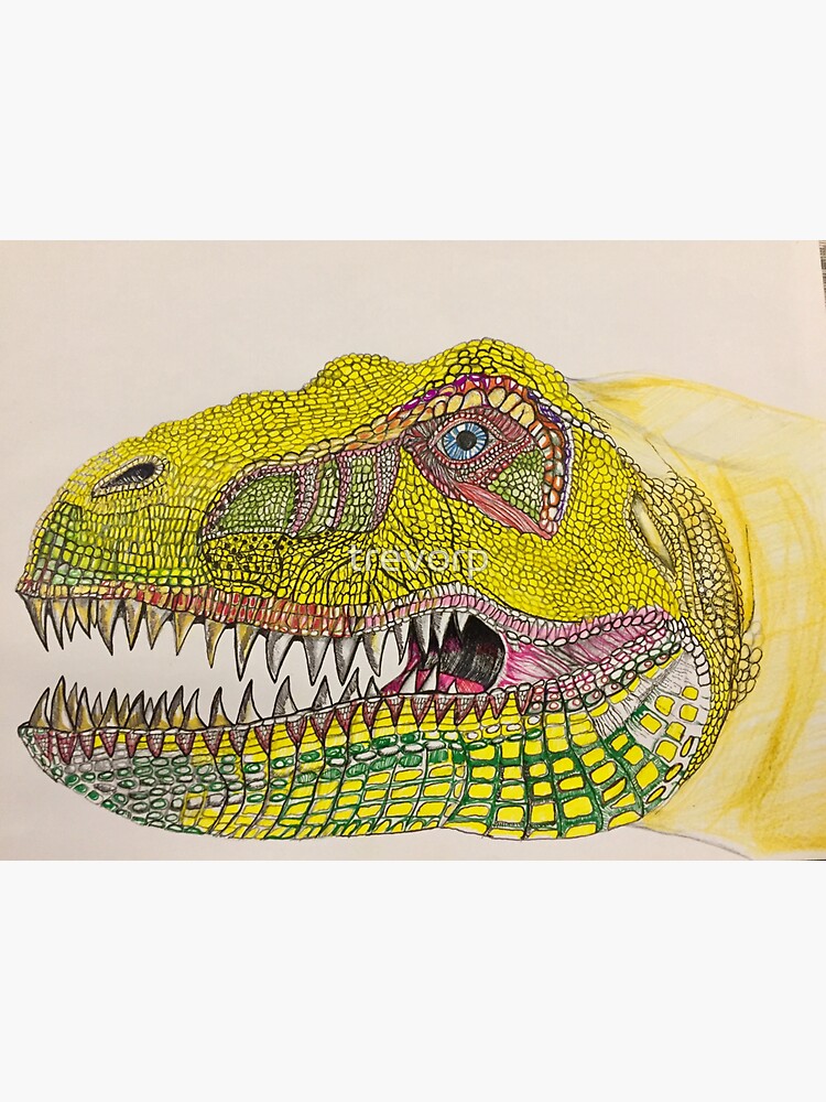 "HERES REXY" Sticker by trevorp | Redbubble