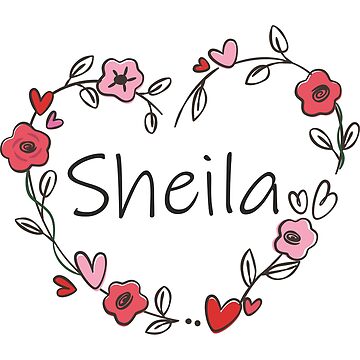 "My name is Sheila" Art Board Print for Sale by oleo79 | Redbubble