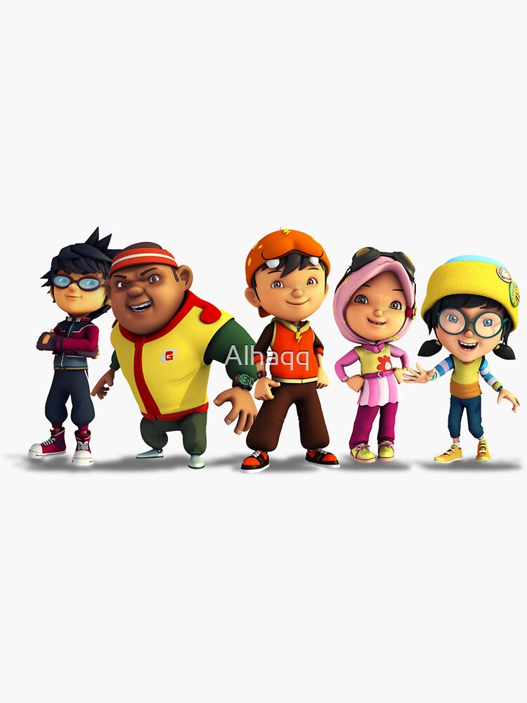 "BoBoiBoy Friends" Sticker by Alhaqq | Redbubble