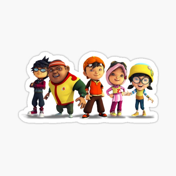 "BoBoiBoy Friends" Sticker by Alhaqq | Redbubble