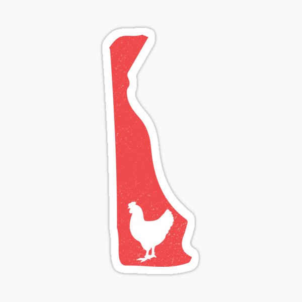 "Delaware Chicken" Sticker by teesaurus | Redbubble