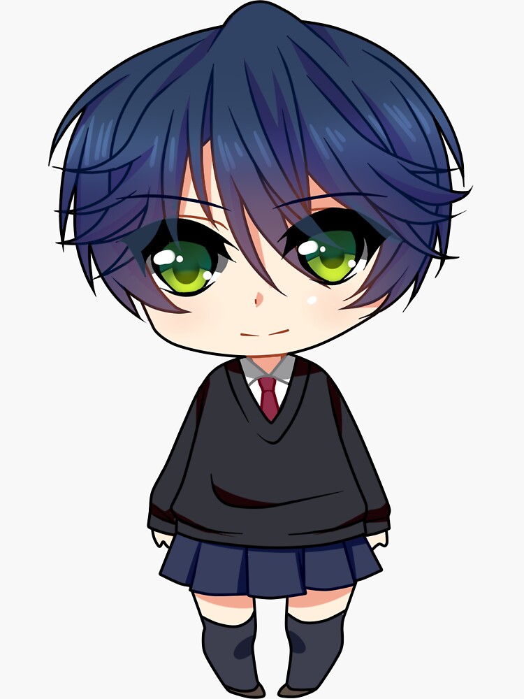 "Kashima Yuu Chibi" Sticker by komissa | Redbubble
