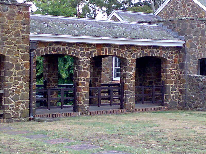 "Coverd Stable Walkway - Cruden Farm" by adgray | Redbubble