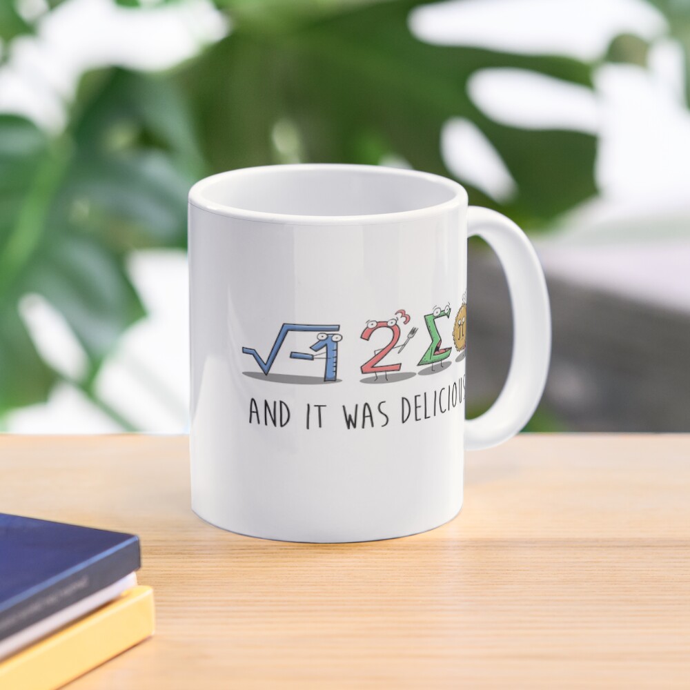 "I 8 Sum Pi Math Teacher Pun" Mug by a51ufo | Redbubble