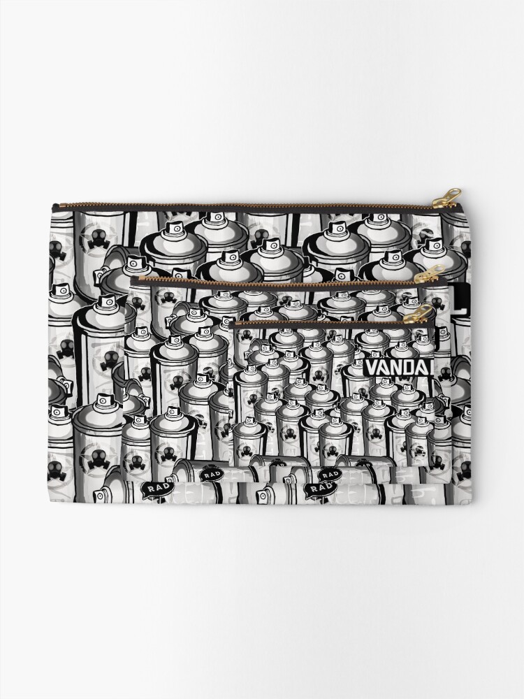 "VANDAL and SPRAY CANS pattern" Zipper Pouch for Sale by vic4U | Redbubble