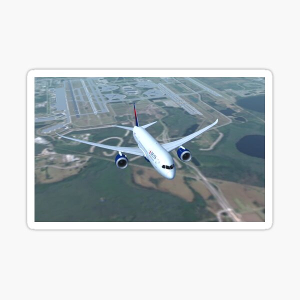 " Flight simulator " Sticker for Sale by creeper098 | Redbubble