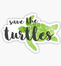 Save the Turtles Stickers | Redbubble