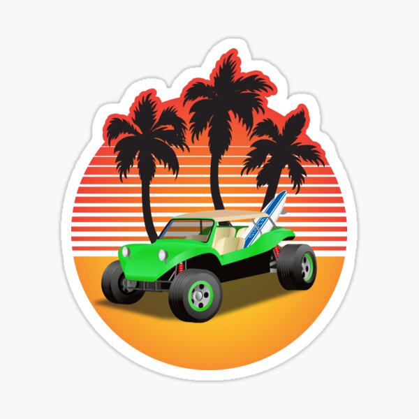 Dune Buggy Stickers | Redbubble