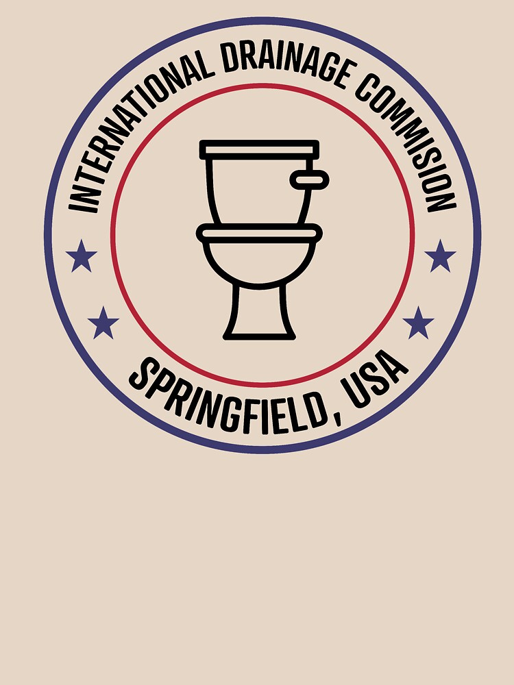 "International drainage commission Springfield " T-shirt for Sale by ...