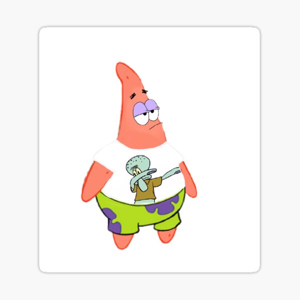 "Patrick's Dabbing Friend" Sticker by OdCinemas | Redbubble
