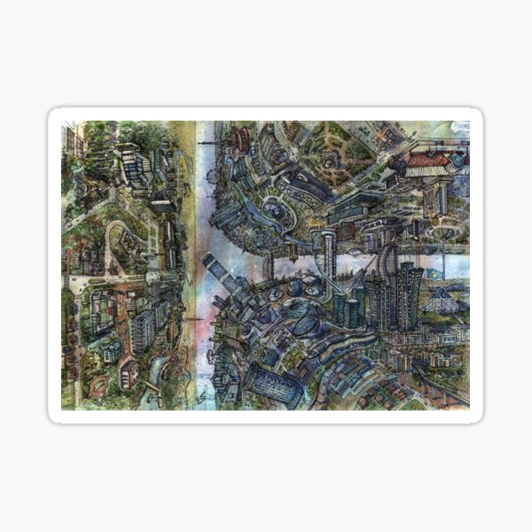 "Tselinograd - Astana - Inception" Sticker for Sale by Godyna | Redbubble