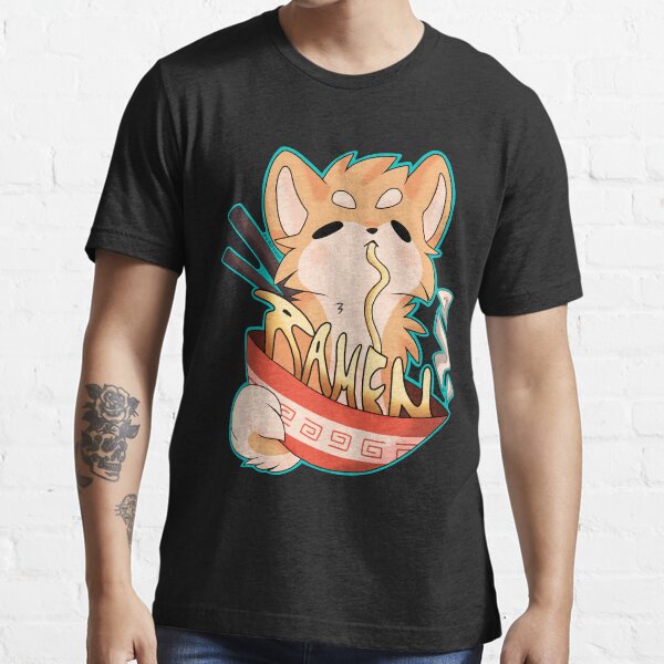 "Ramen Pup" T-shirt for Sale by HalfSplitStudio | Redbubble | ramen t ...