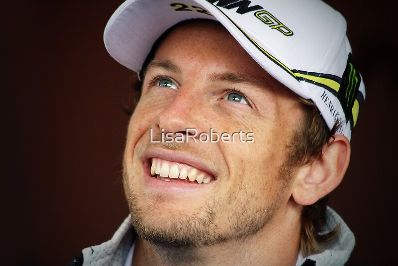 "Jenson Button" by LisaRoberts | Redbubble