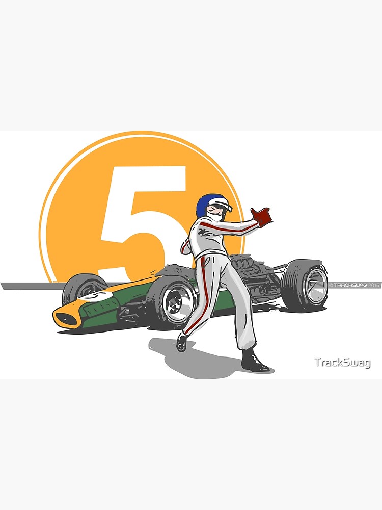 "Speed Racer - Jim Clark" Poster for Sale by TrackSwag | Redbubble