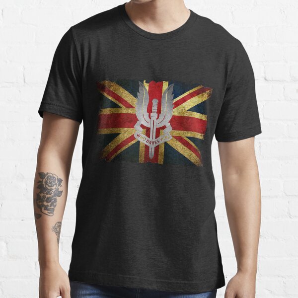 "SAS British Special Forces Union Jack" T-shirt for Sale by Nslock5000 ...