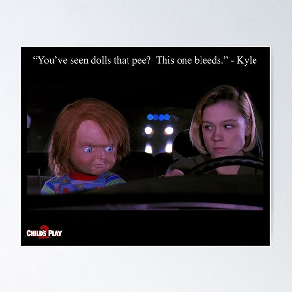 "Child's Play 2 - Kyle & Chucky" Poster for Sale by Christine Elise ...