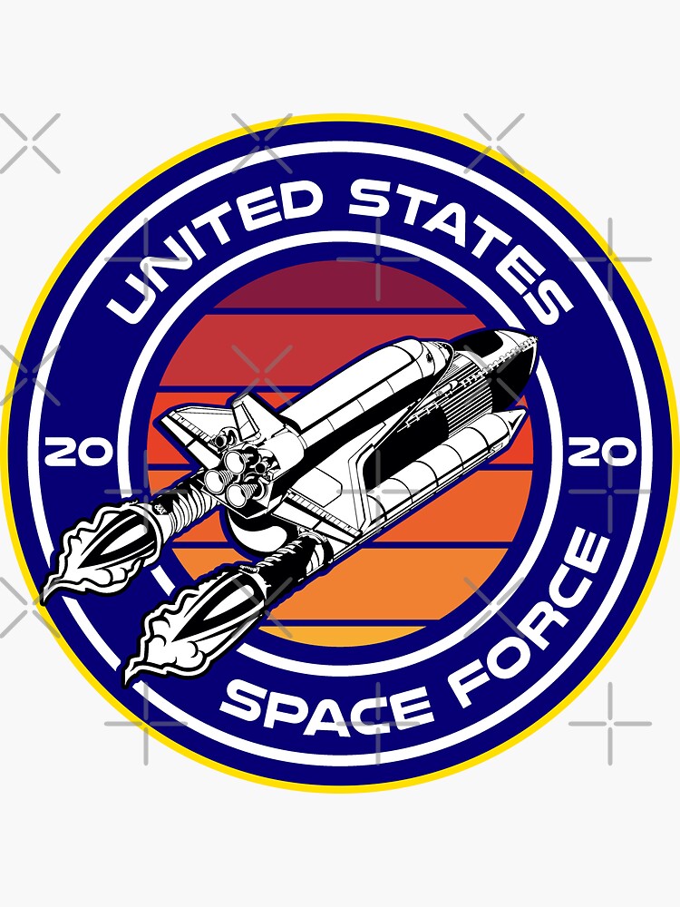 "USSF Logo Badge Emblem Seal Shirt United States Space Force Tshirt ...