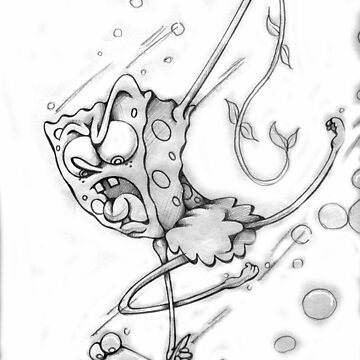 "tarzan spongebob" Sticker for Sale by Pwee | Redbubble