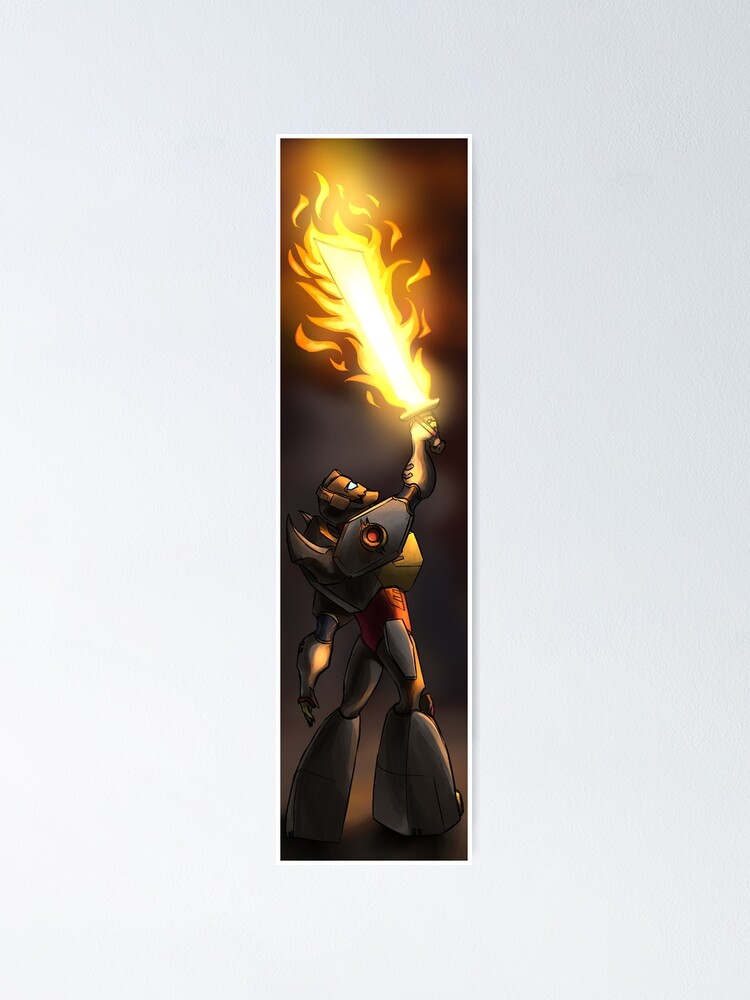 "Grimlock " Poster for Sale by The-Red-Dragon | Redbubble