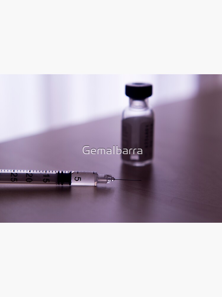"Pet insulin injection syringe" Sticker for Sale by GemaIbarra | Redbubble