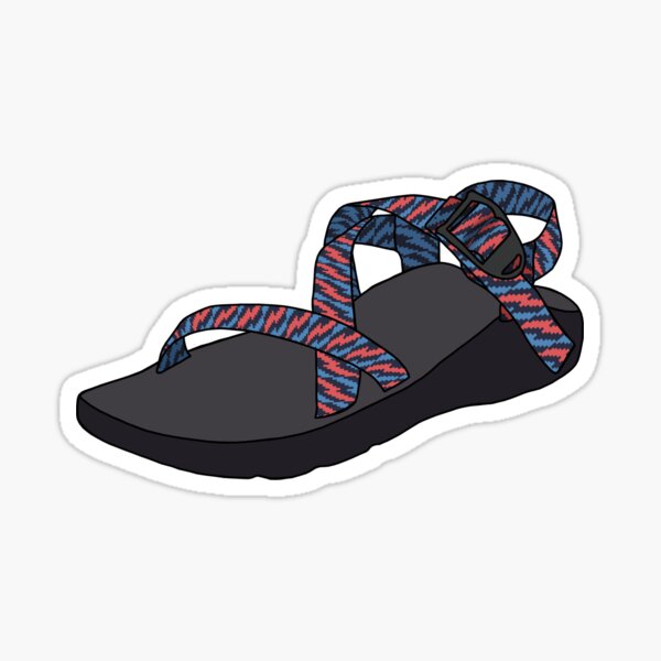 "Chaco Sandal Shoe Patterned Webbing" Sticker for Sale by tlaprise ...