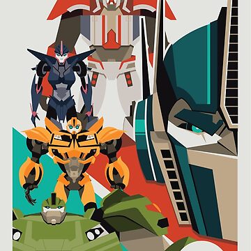 "Transformers Prime Autobots" Poster for Sale by Ray Murchison | Redbubble