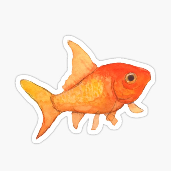 Goldfish Stickers | Redbubble