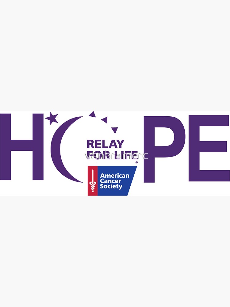 "Relay For Life Hope" Magnet for Sale by vanbramerc | Redbubble