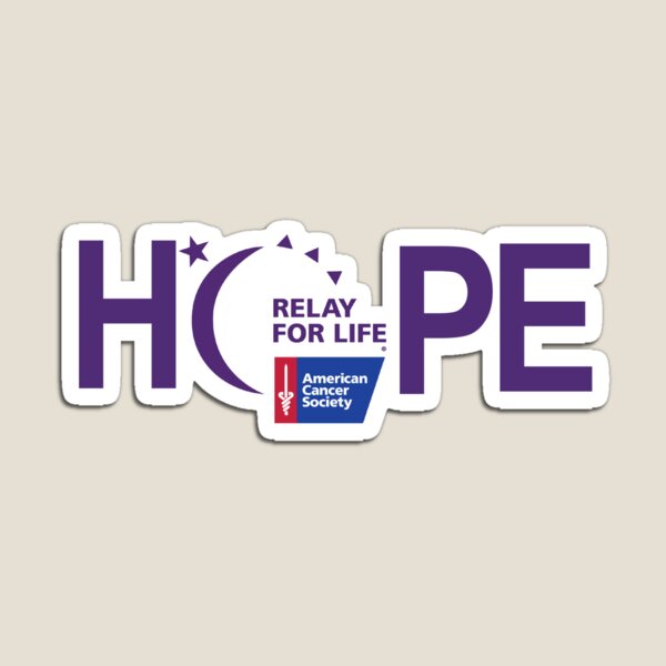 "Relay For Life Hope" Magnet for Sale by vanbramerc | Redbubble