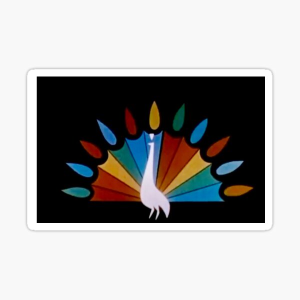 "NBC Logo Sixties In Color" Sticker for Sale by Jenniferkate72 | Redbubble
