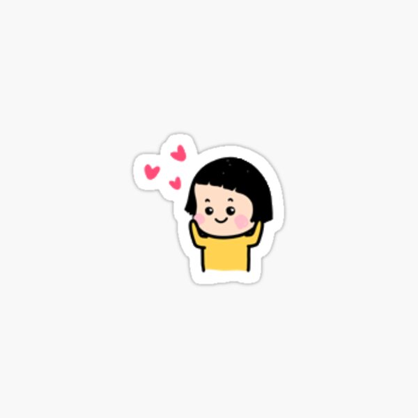 "Mobile Girl; Mim: Love" Sticker for Sale by saus-75 | Redbubble