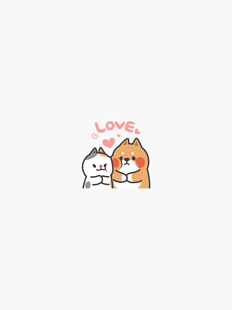 "Tonton Friends - Love" Sticker for Sale by saus-75 | Redbubble