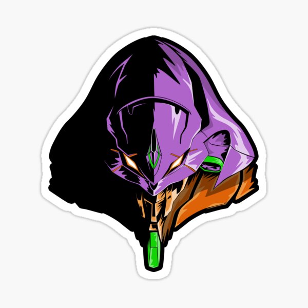 "EVA-01" Sticker by Dandeelion | Redbubble