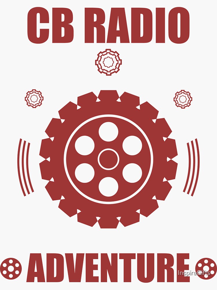 "Cb Radio Adventure " Sticker by InspireGifts | Redbubble