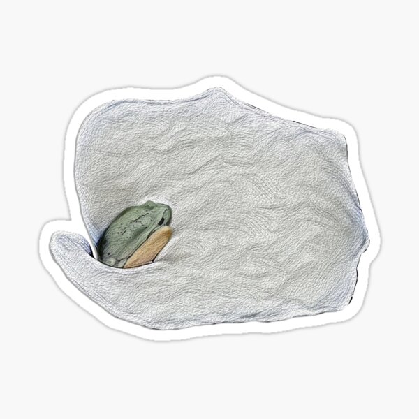 "Portrait of a Snow Tree Frog Princess" Sticker by Diego-t | Redbubble