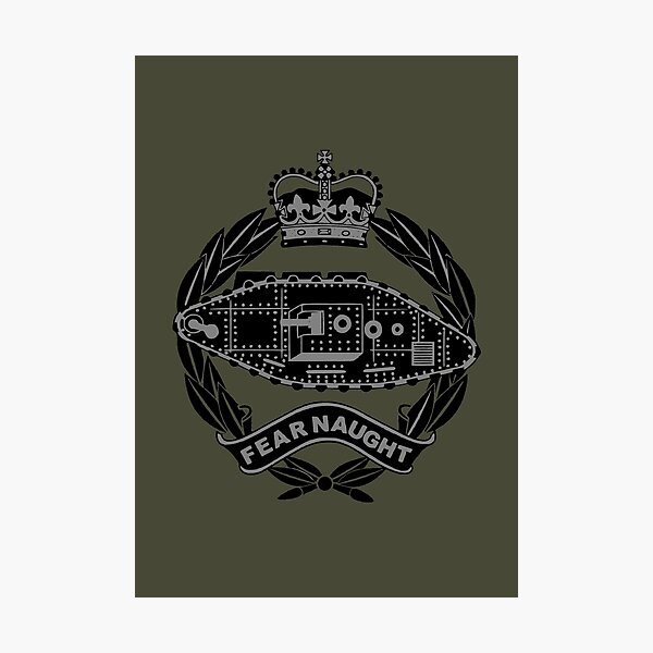 "Royal Tank Regiment (black) - British Army" Photographic Print by ...