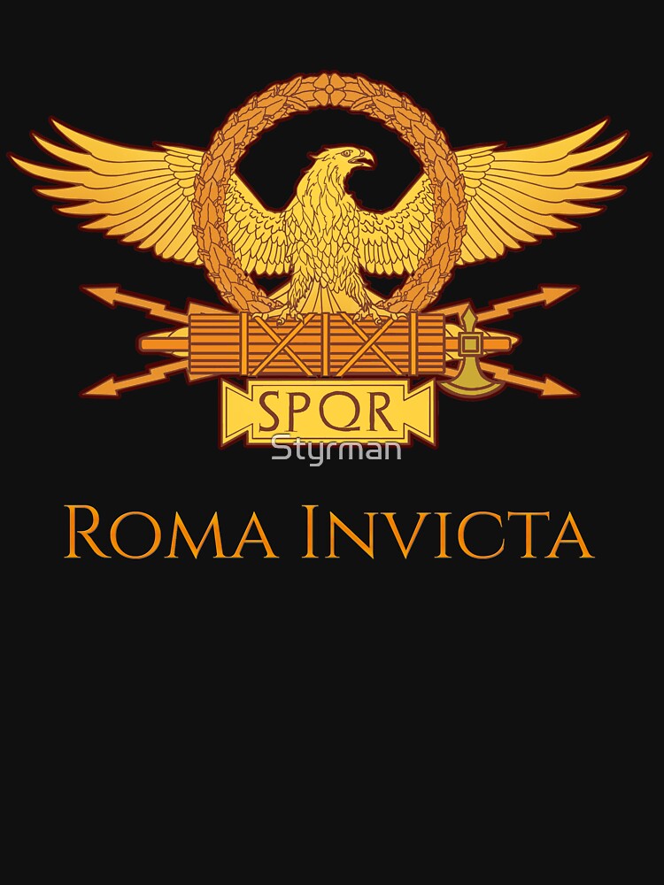 "Roma Invicta" Essential T-Shirt for Sale by Styrman | Redbubble