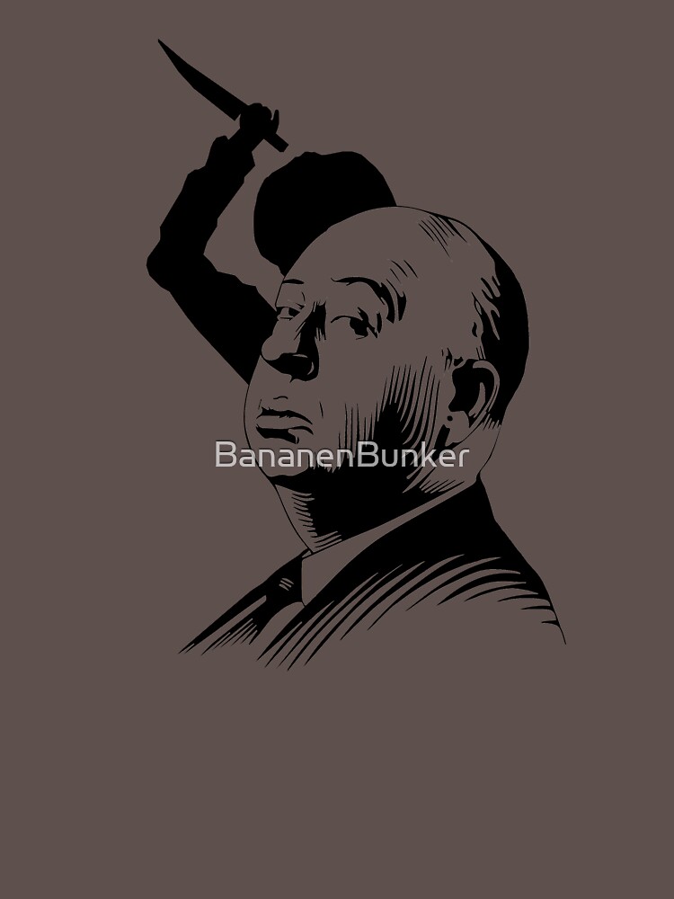 Alfred Hitchcock T Shirt For Sale By Bananenbunker Redbubble