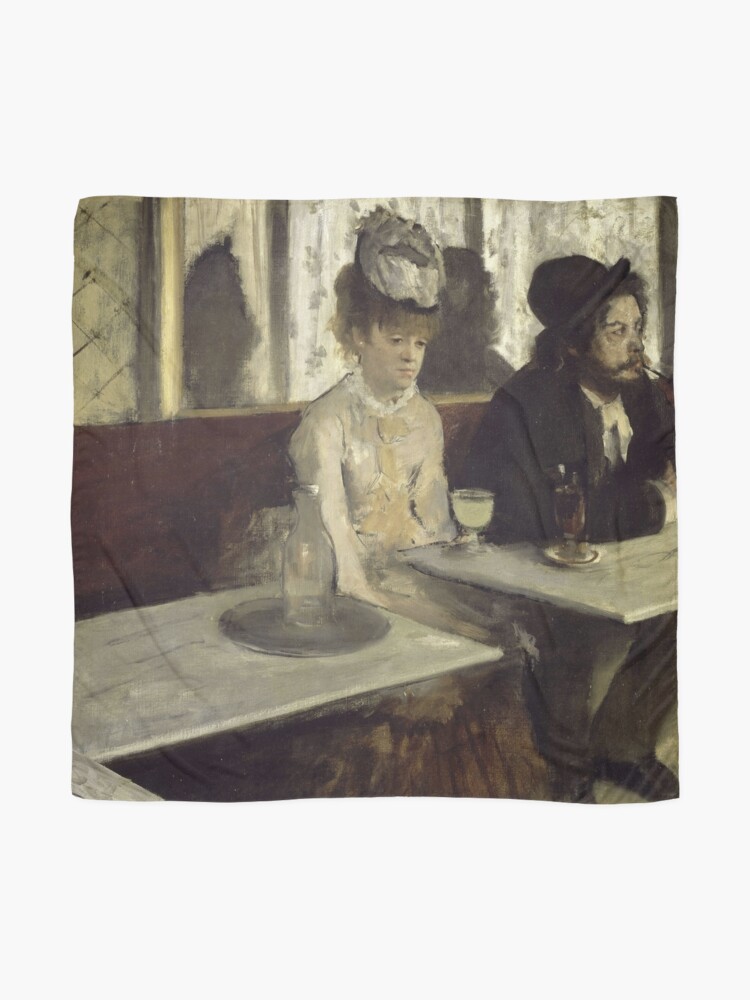"In a Café (L'Absinthe) - Edgar Degas" Scarf for Sale by themasters ...