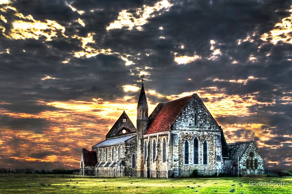 "Isolated Garrison Church, Old Portsmouth" by GordonScott | Redbubble