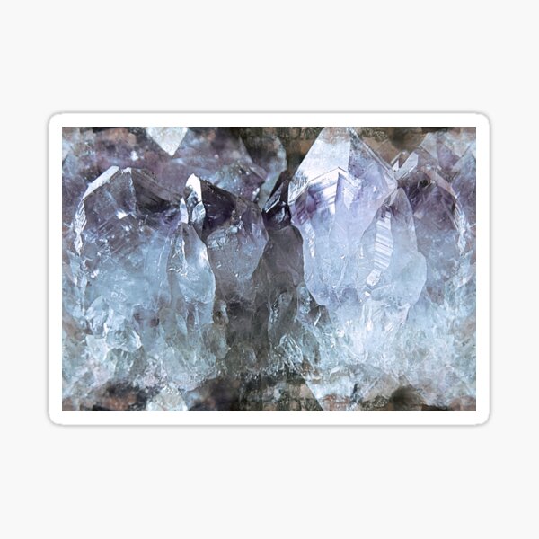 "Amethyst Crystal Geode" Sticker for Sale by SexyEyes69 | Redbubble