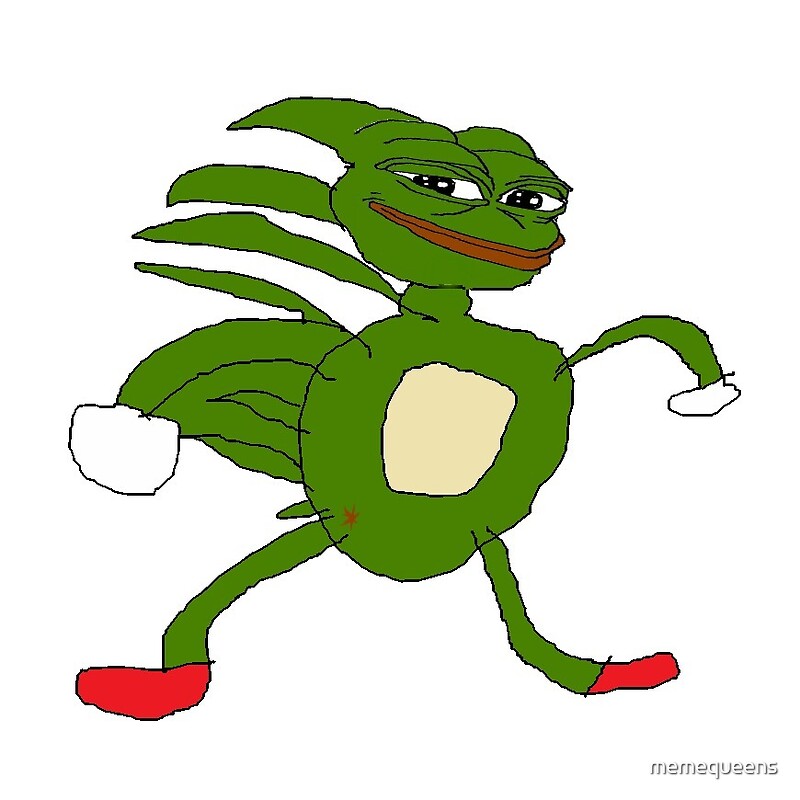 "Sonic Pepe meme" by memequeens | Redbubble