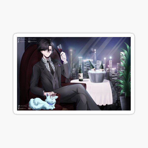 "Mystic Messenger - Jumin Han" Sticker by KilvasArts | Redbubble
