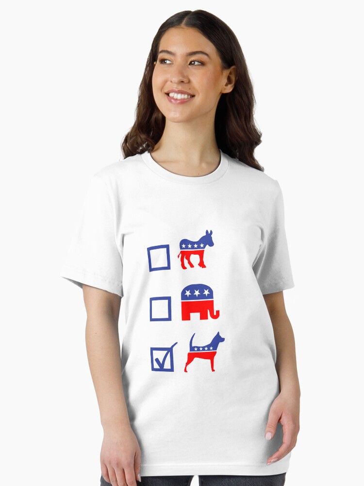 "Vote Democrat Republican Dog" Essential T-Shirt for Sale by ...